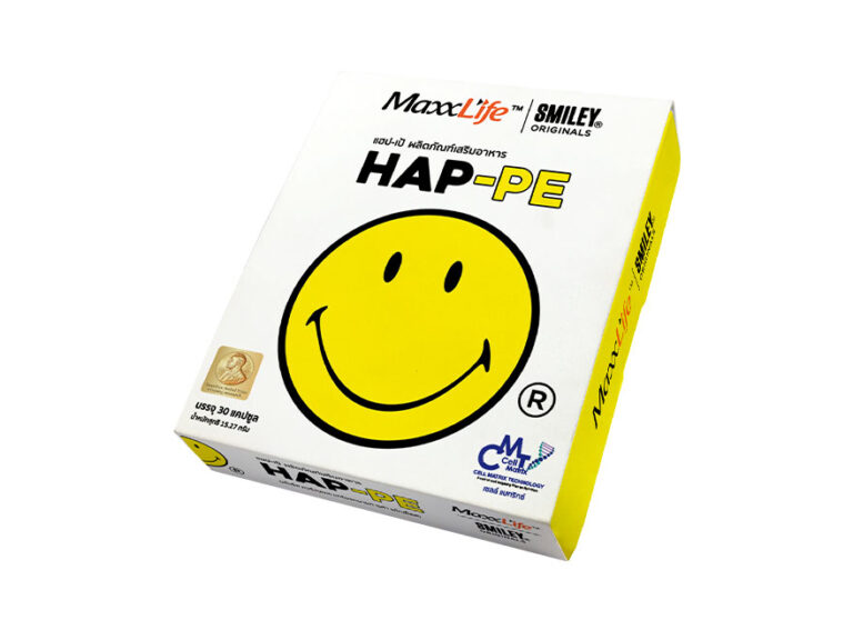 HAP-PE แฮปเป้ ปรับสมดุลสมอง ลดเครียด (30 แคปซูล) - maxxlife